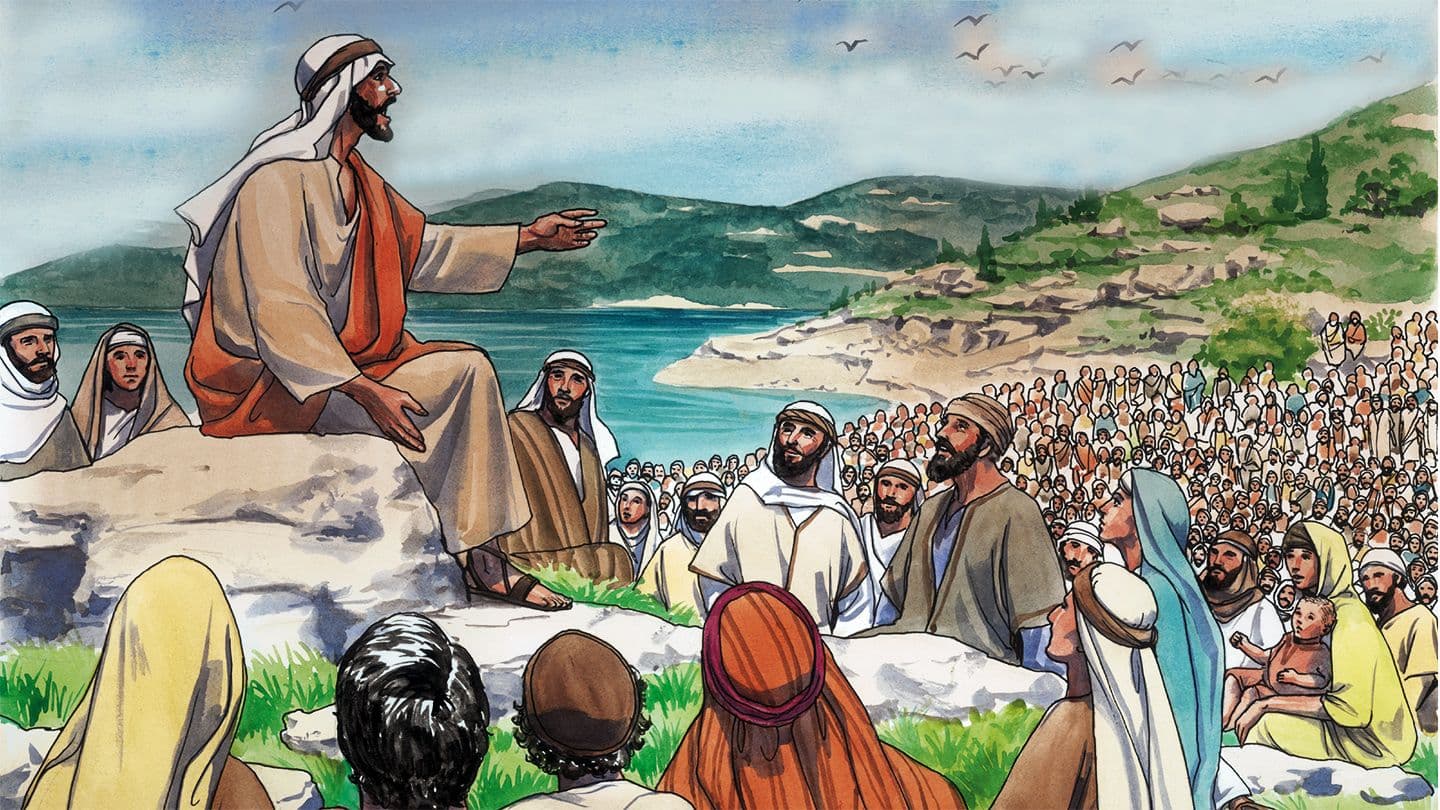 Matius 5:1-12 (TB) - Ketika Yesus melihat orang banyak i | YouVersion