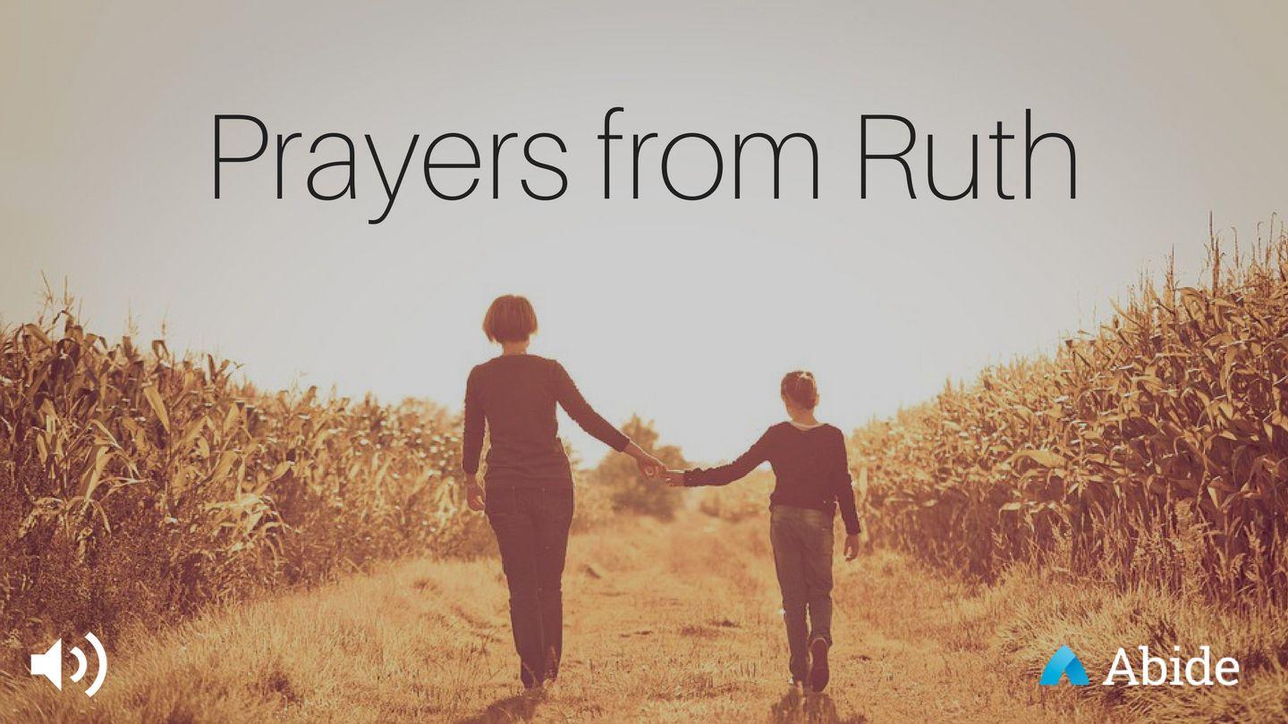 Ruth 1:16-18 But Ruth replied, “Don’t urge me to leave you or to turn ...