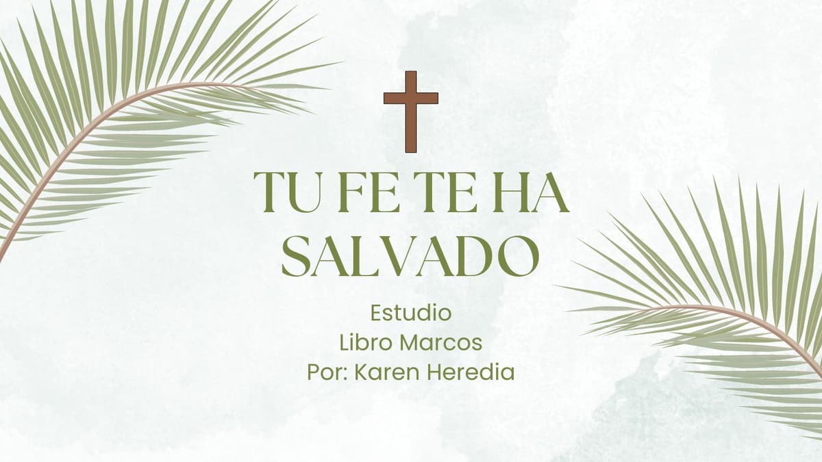 S. Marcos 5:36 Pero Jesús, luego que oyó lo que se decía, dijo al ...