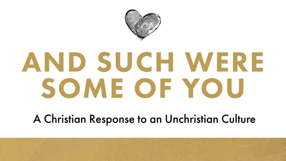 "And Such Were Some of You" - a Christian Response to an Unchristian ...