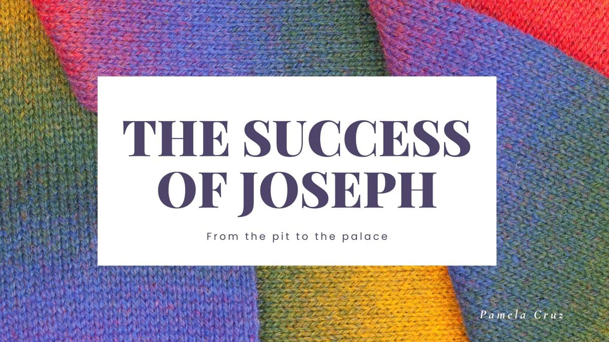 Genesis 39:1-23 And Joseph was brought down to Egypt; and Potiphar, an ...